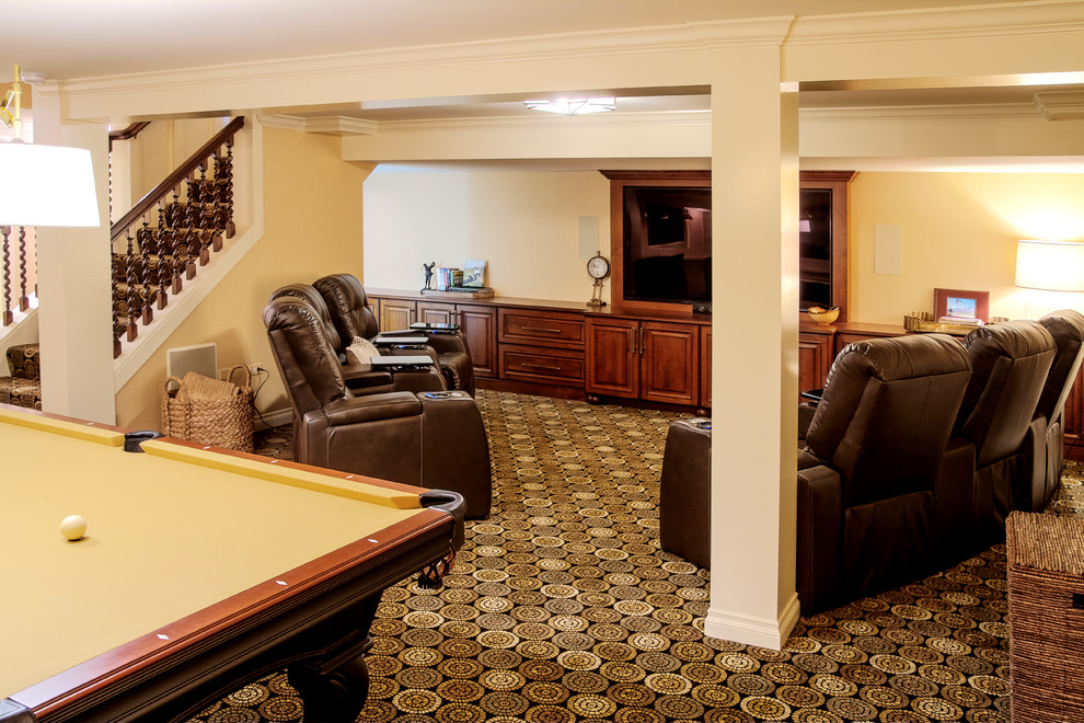 Warmth and Beauty Envelope a Previously Bare Space - Traditional ...