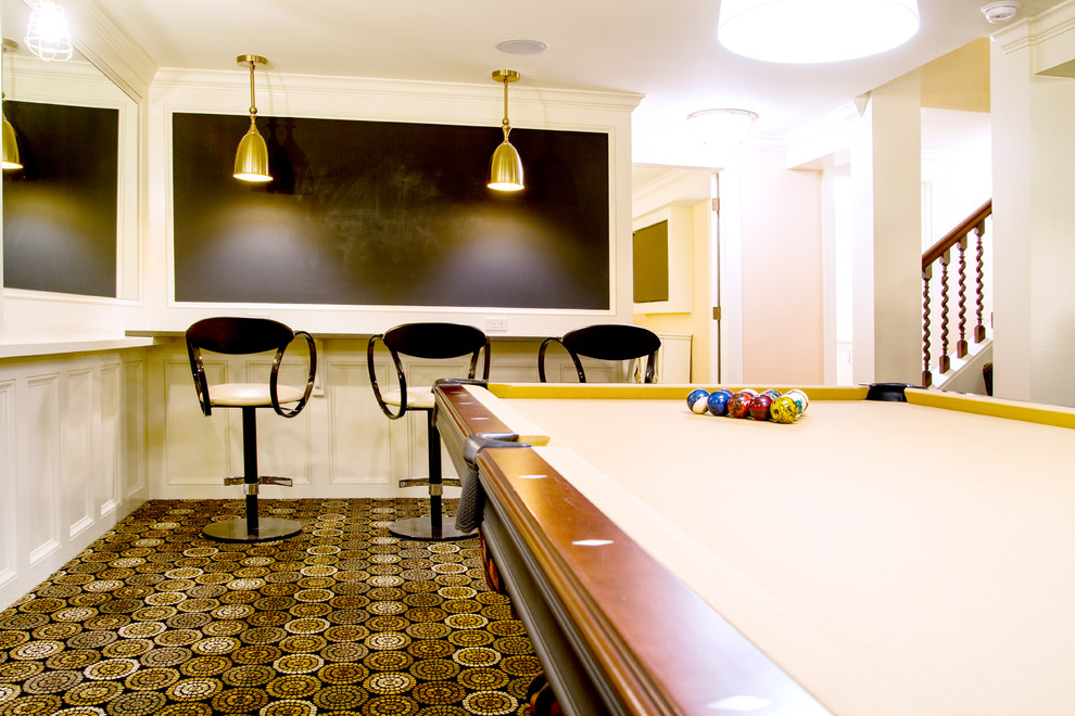 Warmth and Beauty Envelope a Previously Bare Space - Traditional ...