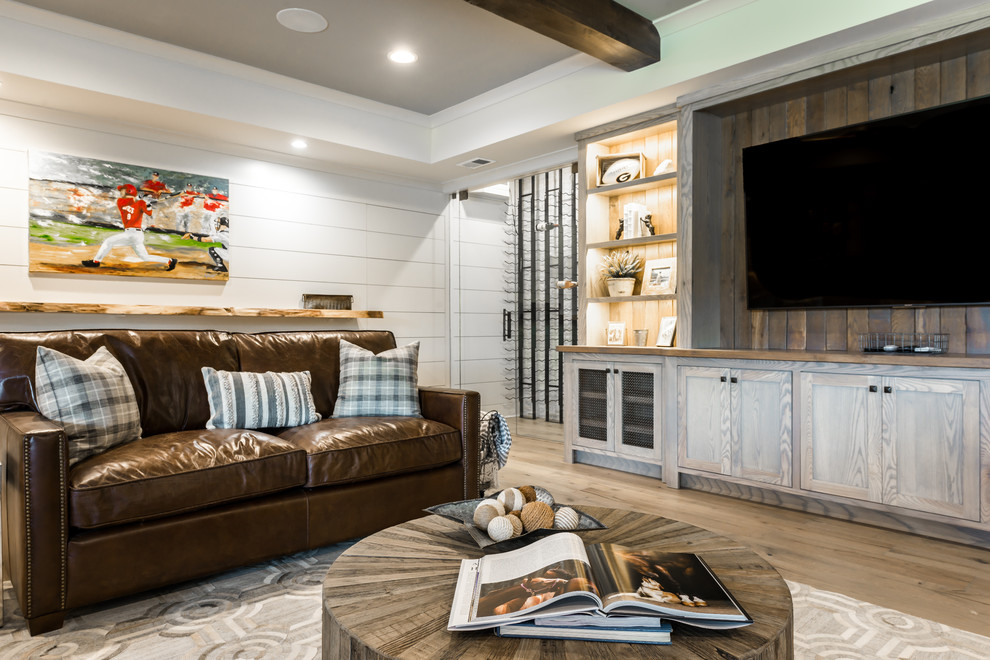 Waxmyrtle Basement - Modern - Basement - Atlanta - by Trademark ...