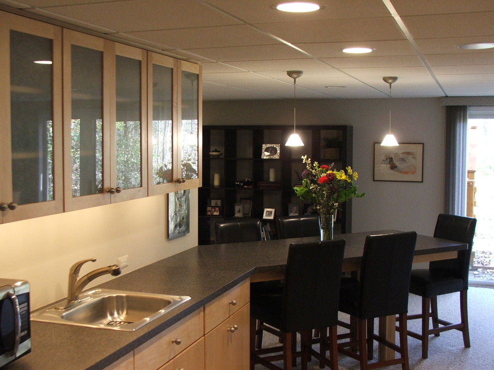 West Bloomfield Basement - Traditional - Basement - Detroit - by ...