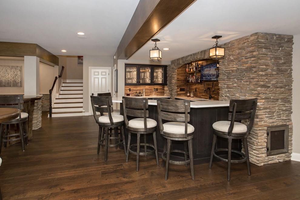 Western Hills Transitional Basement - Transitional - Basement ...