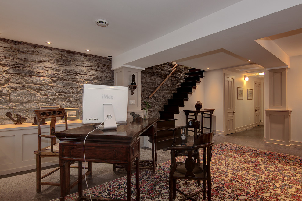 Westmount Estate - Traditional - Basement - Montreal - by Unique Home ...