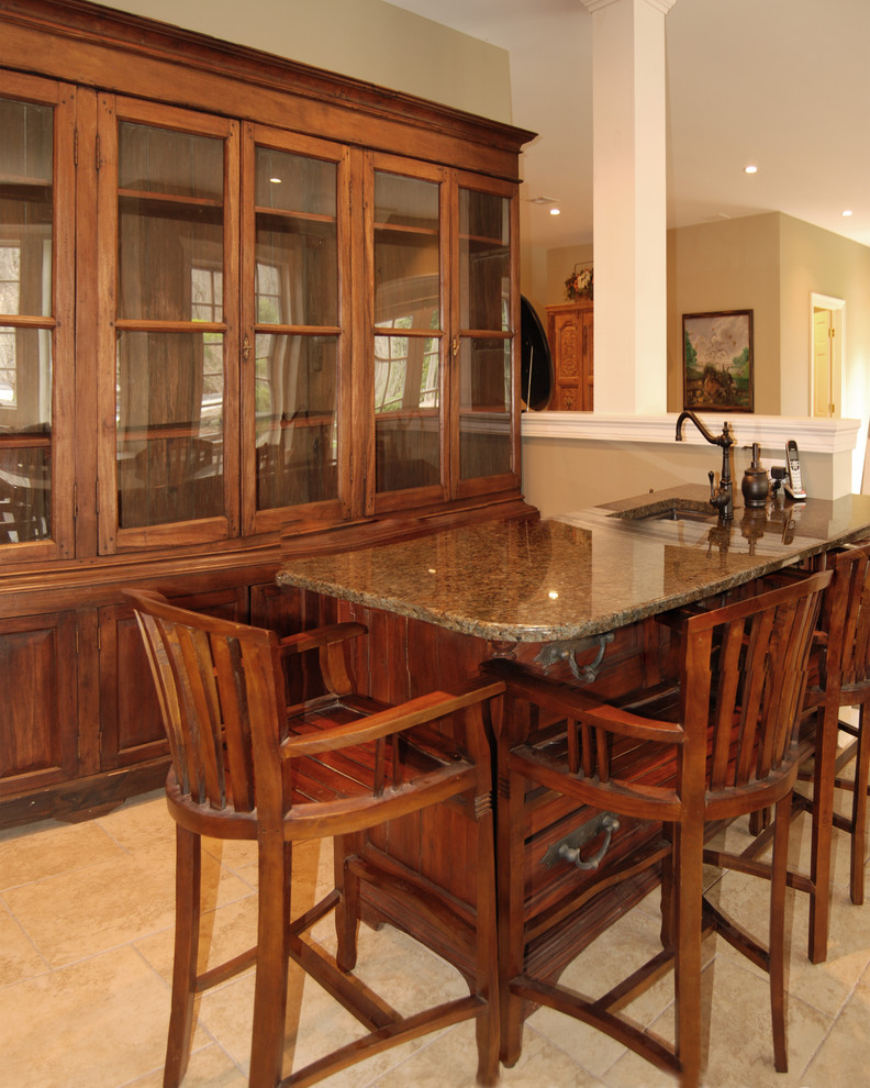 Wet Bar - Traditional - Basement - New York - by Homann Design ...