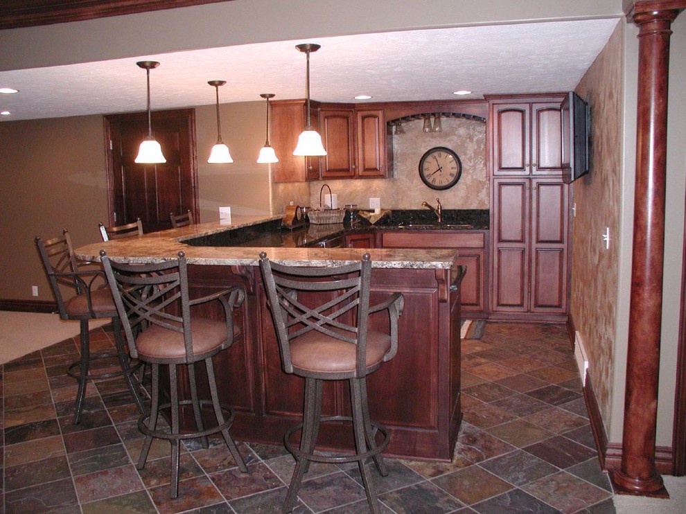 Wet Bar - Traditional - Basement - Omaha - by Precision Enterprises ...