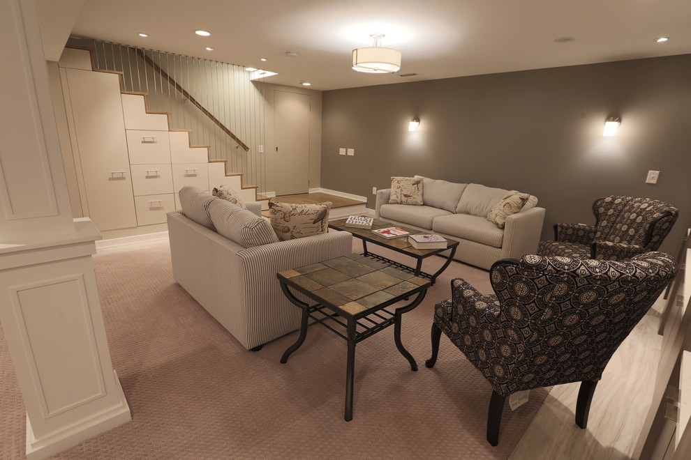 Wheatsheaf Basement - Contemporary - Basement - Philadelphia - by ...