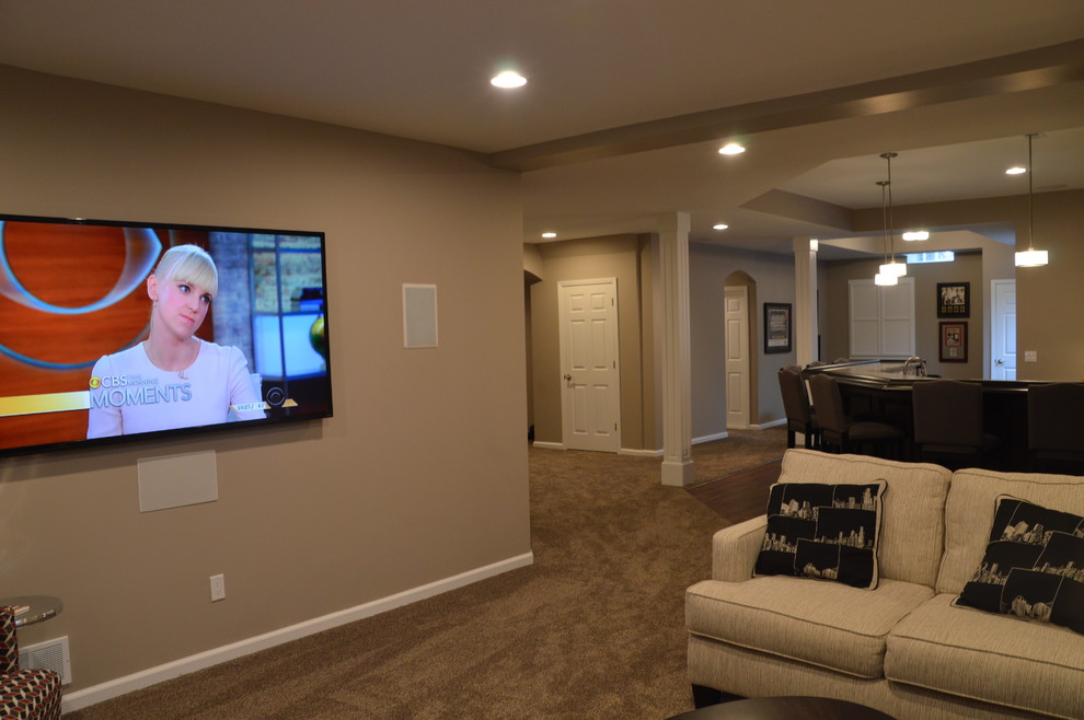 White Lake, Michigan - Transitional - Basement - Detroit - by Finished ...