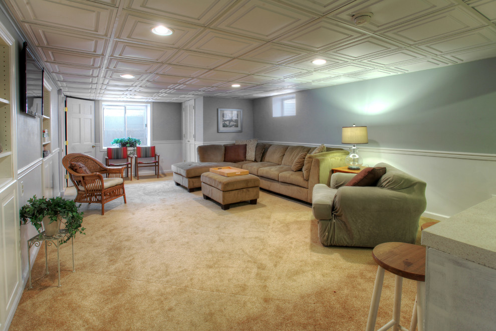 Whole House Remodel of a Cape - Traditional - Basement - New York - by ...