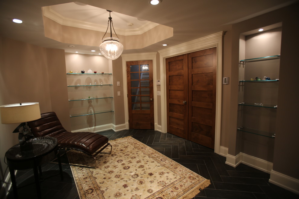 Wyckoff NJ-Basement living - Traditional - Basement - New York - by MFM ...