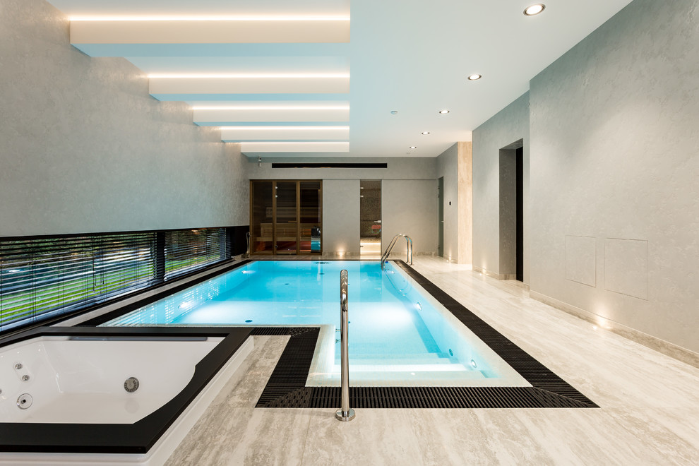 Умный дом в Охта-парке - Contemporary - Pool - Saint Petersburg - by ...