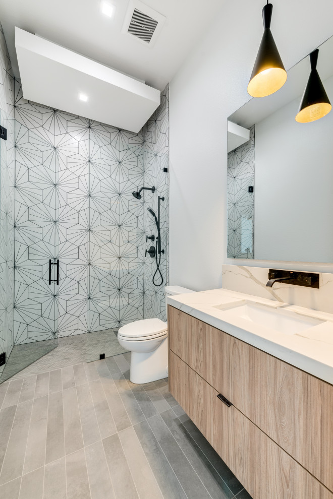 1308 Cheyenne - Contemporain - Salle de Bain - Dallas - par 3rd Street ...