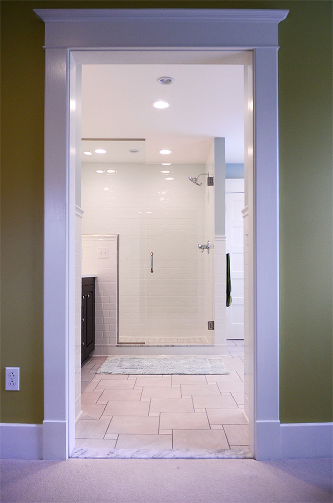 1910 Dutch Colonial Interior Remodel - Bathroom - New York - by Simple ...