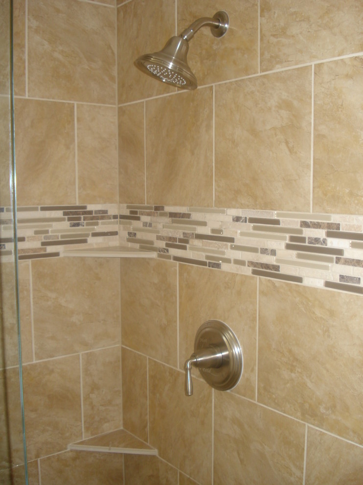 90's Master bath shower remodel - Traditional - Bathroom - Denver - by ...