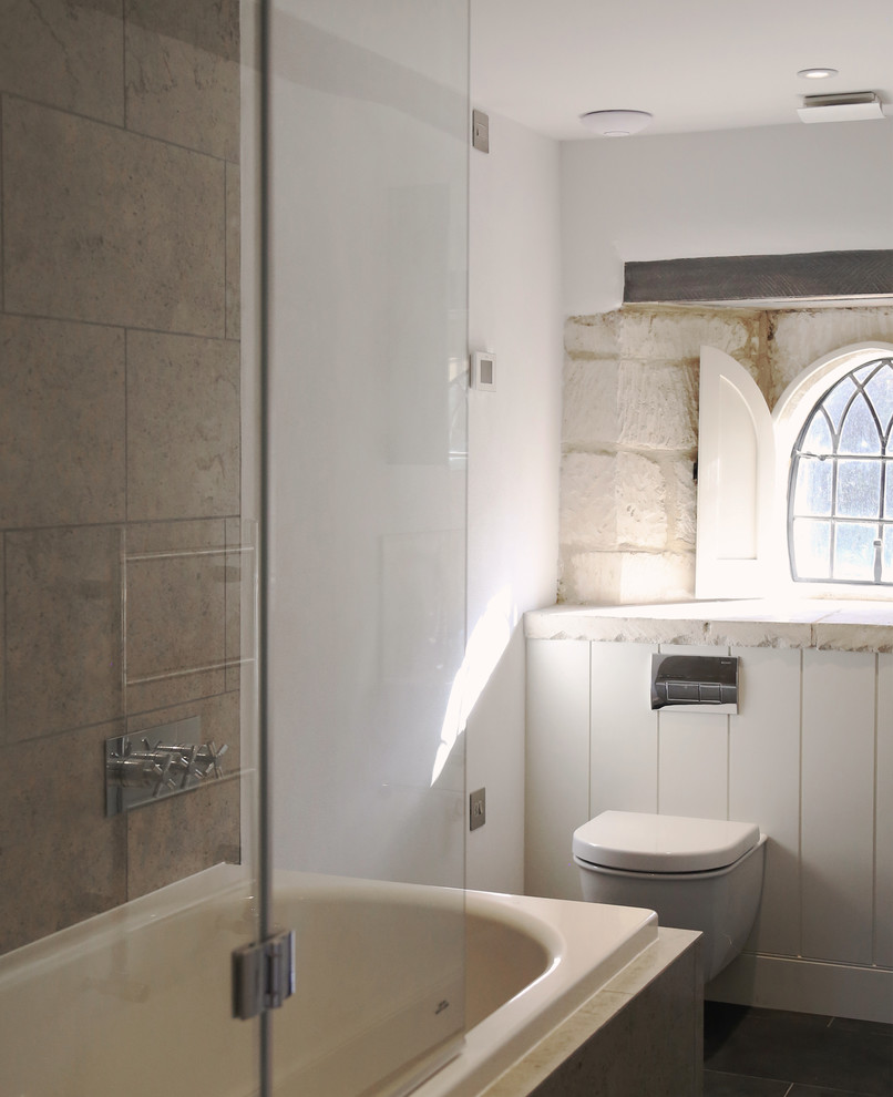 A Perfect Gem Preserved in a Time Warp - Farmhouse - Bathroom ...