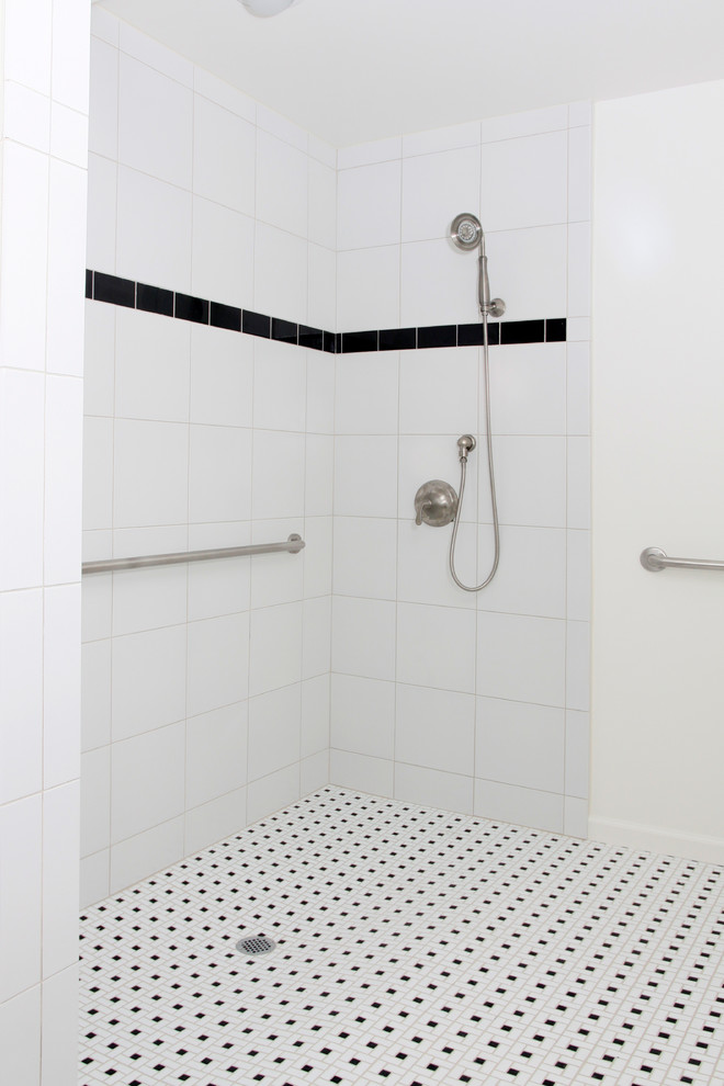 ADA Compliant Bathroom With Wheelchair Accessible Shower - Contemporary ...