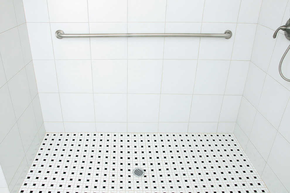 ADA Compliant Bathroom With Wheelchair Accessible Shower - Contemporary ...