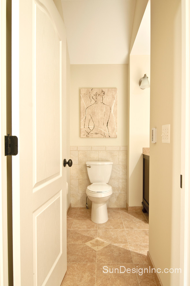 Added Loft/Converted Attic - Contemporary - Powder Room - DC Metro - by ...