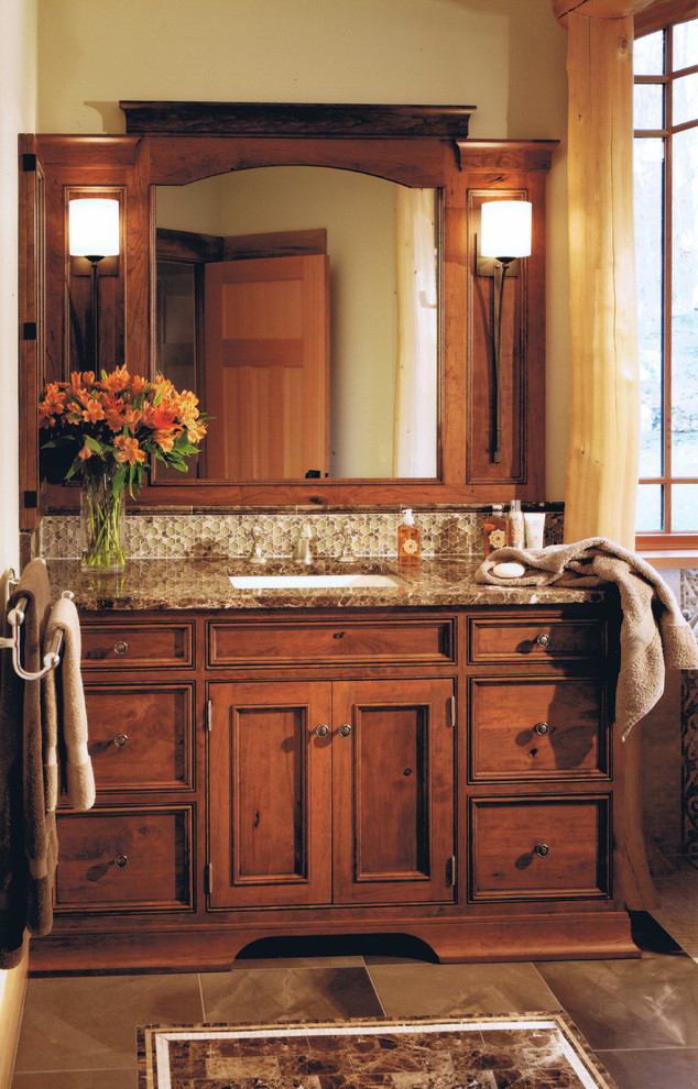Adirondack Camp - Rustic - Bathroom - Boston - by ASB Architecture | Houzz