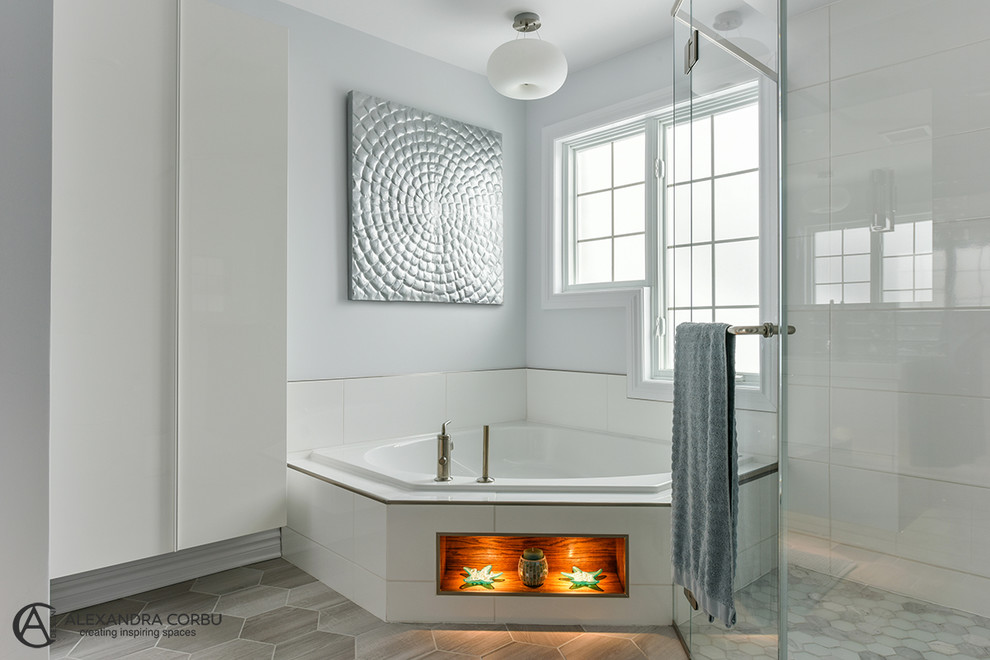 Alexandra Corbu Design - bathrooms in private residence - Contemporain - Salle de Bain ...