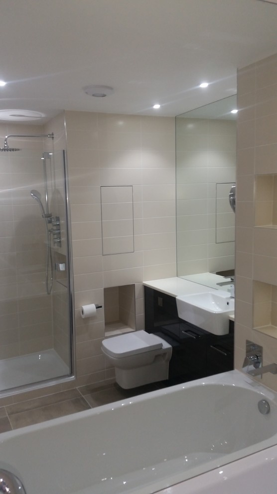 Apartment refurbishment - Poplar - Contemporary - Bathroom - London - by Inscope Management ...