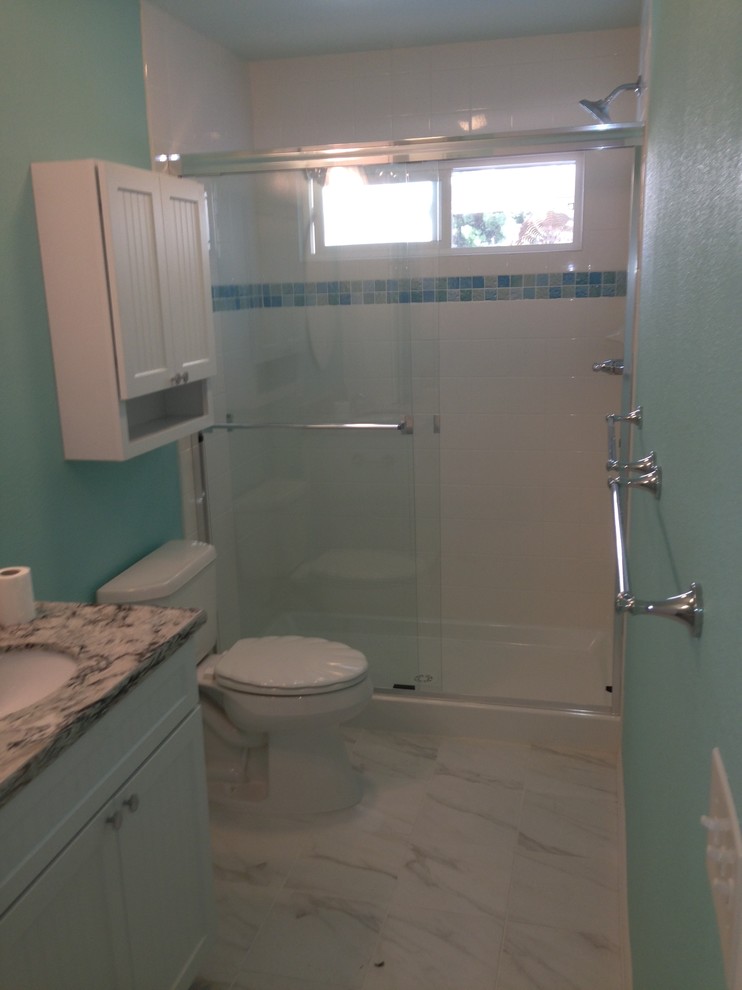 Aqua blue bathroom in Escondido - Coastal - Bathroom - San Diego - by ...