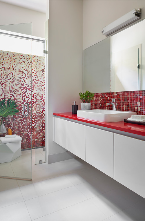 21+ Red Countertop ( EYE-CATCHING ) Quartz Kitchen Countertops