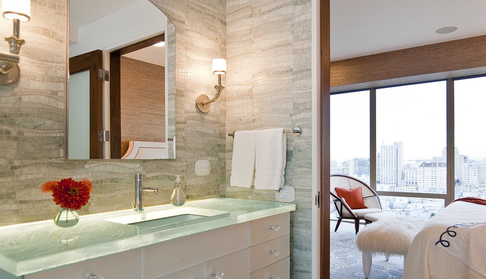 Avante Garde High Rise - Apartment Remodel - Contemporary - Bathroom ...
