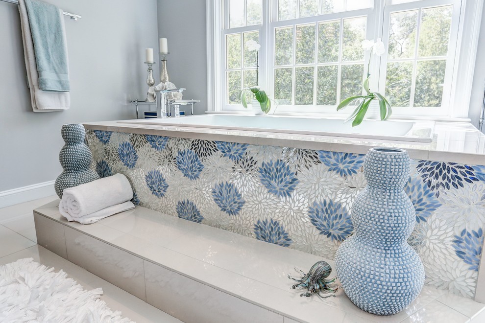 Azure Getaway - Contemporary - Bathroom - DC Metro - by RoomAntics ...