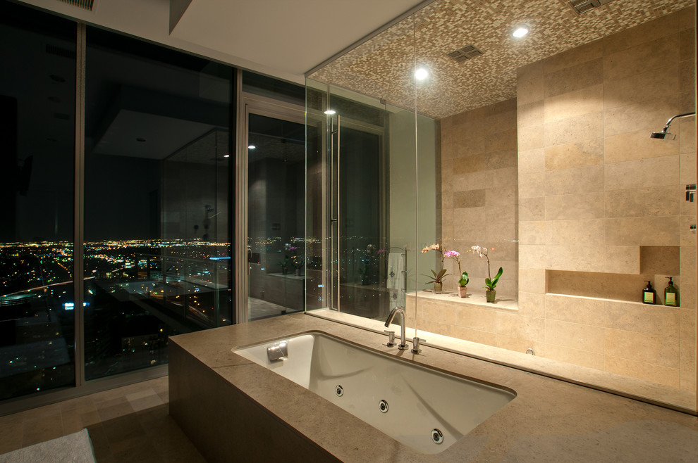 Azure Penthouse - Contemporary - Bathroom - Dallas - by Glenn Johnson ...