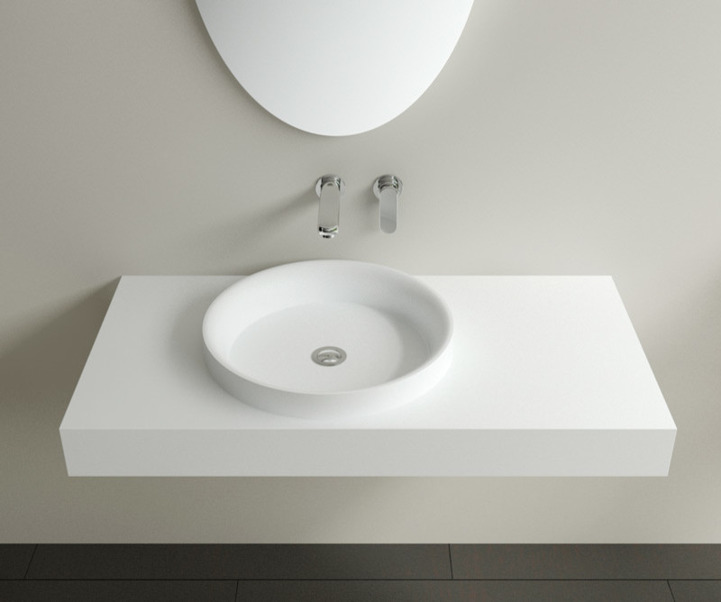 Badeloft Sinks - Wall Mounted - Stone Resin - Modern - Bathroom - San ...