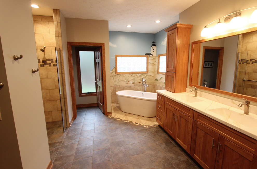 Barrier Free Walk-in Shower with Free Standing Tub ~ Medina, OH ...