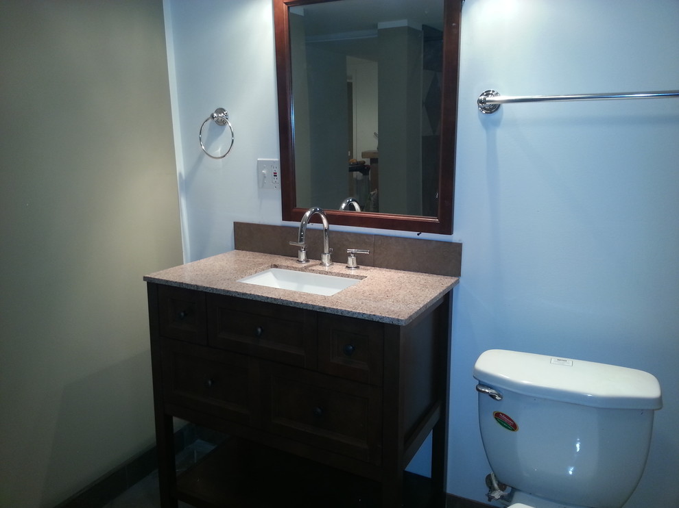 Basement Bathroom Addition - Modern - Bathroom - Chicago - by 123 ...