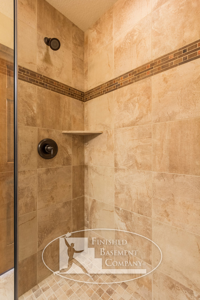 Basement Shower - Traditional - Bathroom - Minneapolis - by FBC Remodel ...