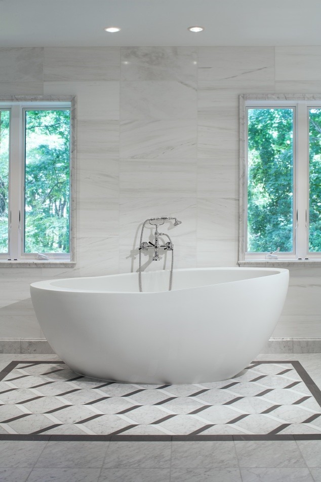 Bath in collaboration with Rosemarie Howe Interiors - Modern - Bathroom - DC Metro - by Gilday ...