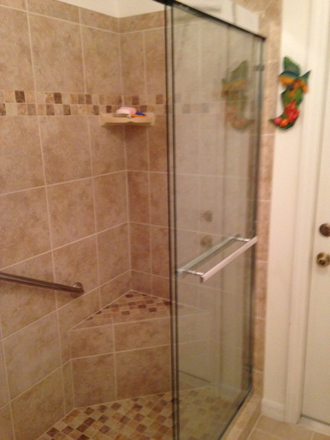 Bath tub conversion to walk in shower - Traditional - Bathroom ...