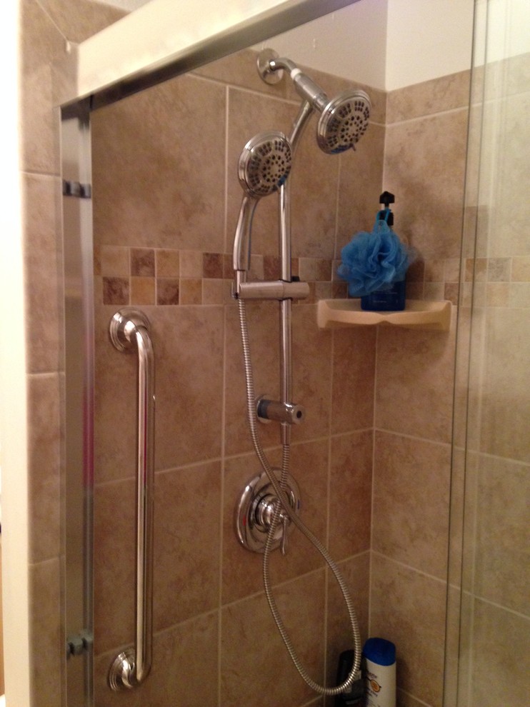 Bath tub conversion to walk in shower - Traditional - Bathroom ...