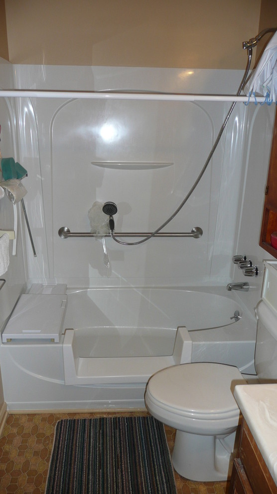 Bath tub instalation and step thru - Traditional - Bathroom - Other ...