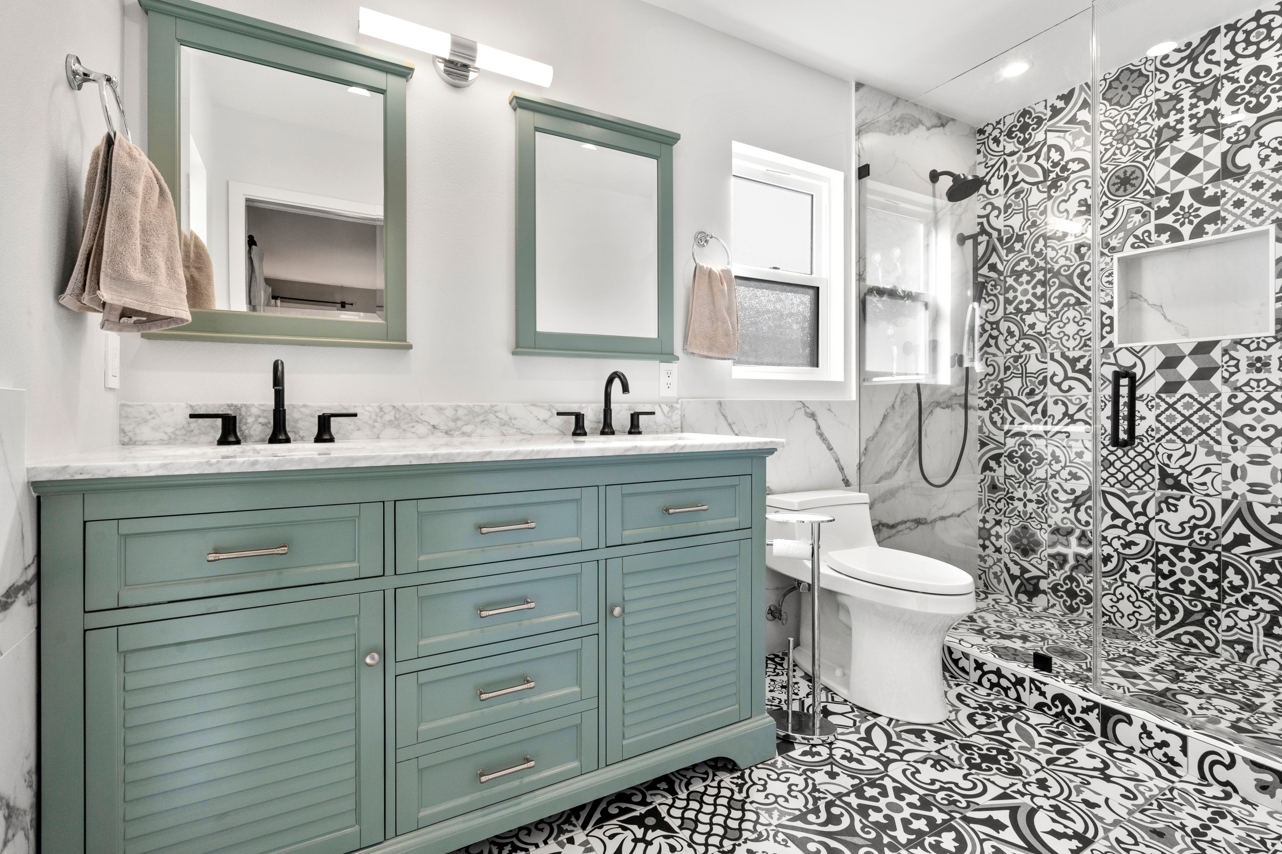 Turquoise Black Bathroom Designs Black And White Bathroom Ideas For A