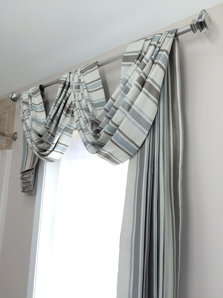 Bathroom Drapery Treatments - Transitional - Bathroom - Phoenix - by ...
