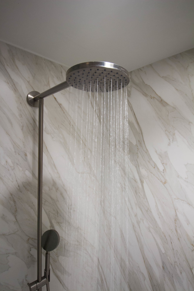 Bathroom - Neolith (Calacatta Gold) - Modern - Bathroom - Austin - by ...