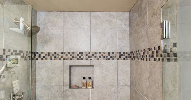 Bathroom shower tile layout - Craftsman - Bathroom - Portland - by ...