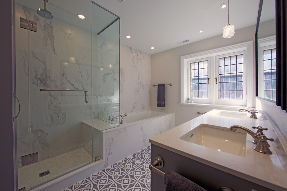 Bathroom | Textured Elegance - Transitional - Bathroom - Toronto - by ...