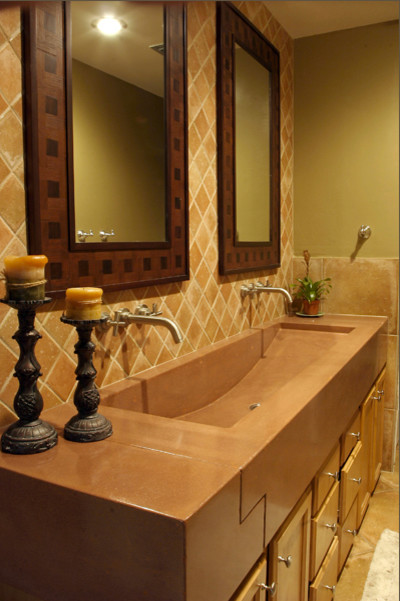 Bathroom Vanity Trough Sink - Contemporary - Bathroom - Orange County ...