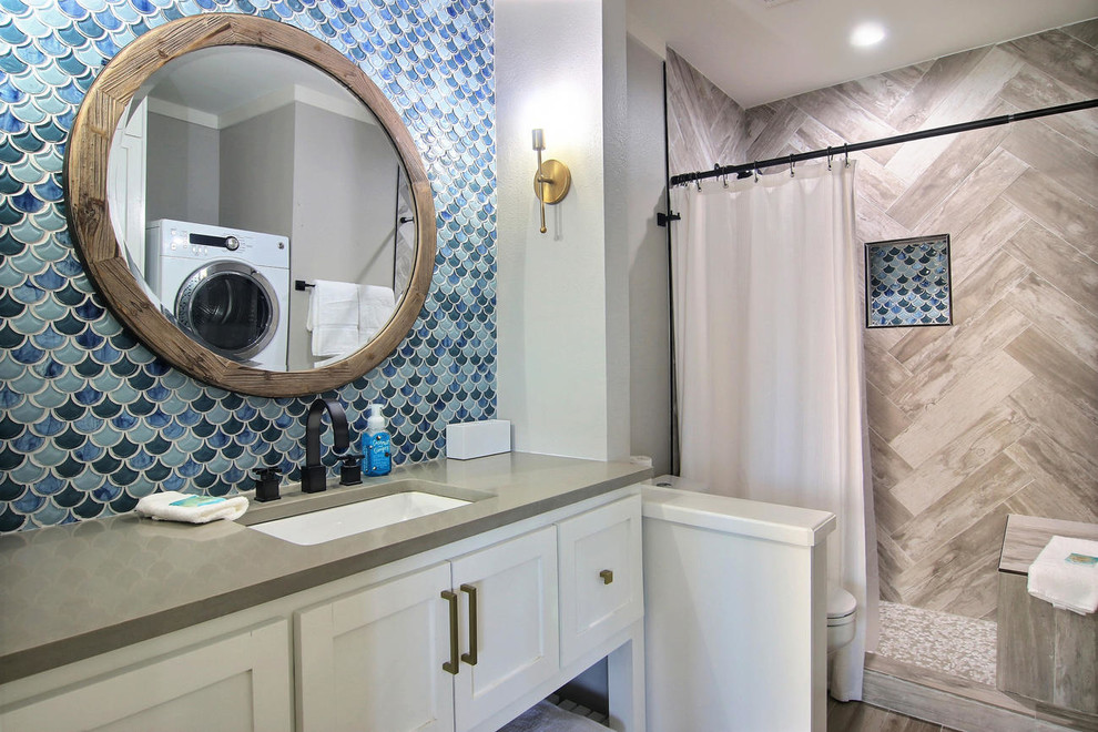 Bay Tree Condo Renovation Port Aransas - Bord de Mer - Salle de Bain ...