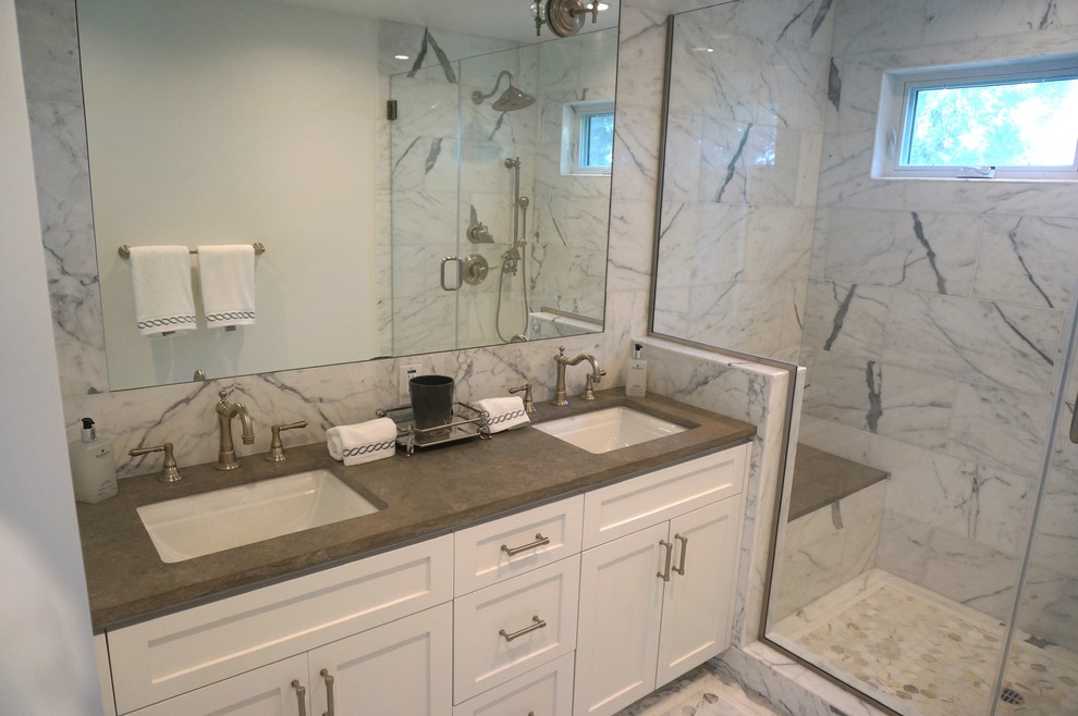 Beach Chic Traditional - Manhattan Beach, CA - Cuarto de baño - Los ...