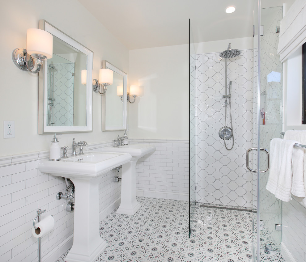 Beautiful mosaic bathroom tiles-Contemporary Modern House in South Bay ...