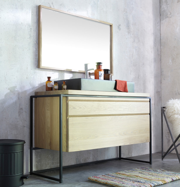 BELT by Line Art Solid Oak Vanity - Contemporáneo - Cuarto de baño ...