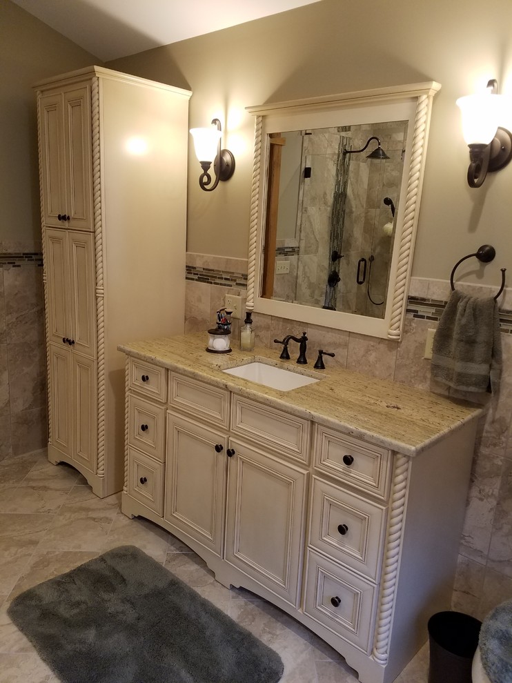 Bertch Vanity, Linen Cabinet and Mirror - Donovan Series - Traditional ...