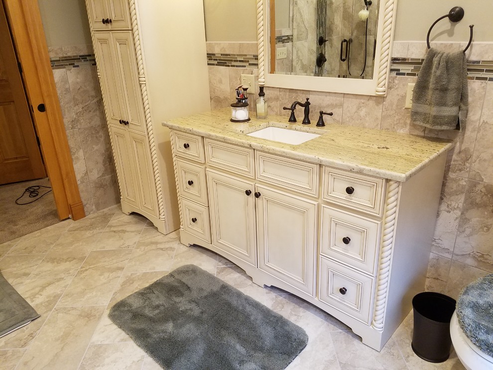 Bertch Vanity, Linen Cabinet and Mirror - Donovan Series - Traditional ...
