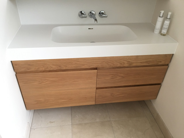 Bespoke Vanity Unit Master Ensuite SE21 - Contemporary - Bathroom ...