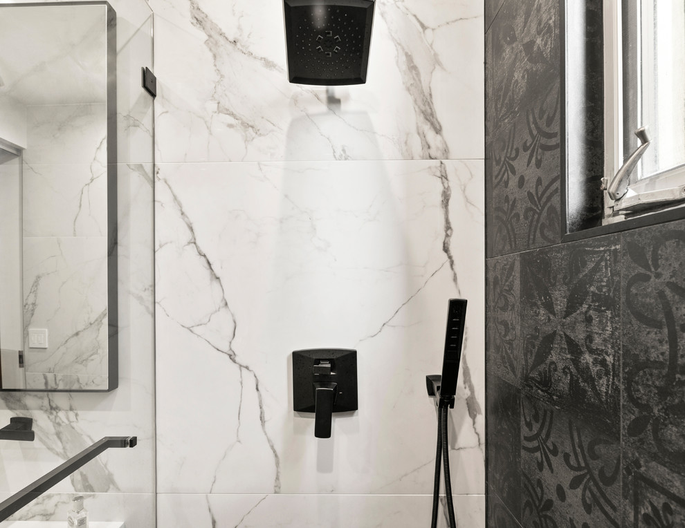 Beverly Hills Elegant Tiles - Transitional - Bathroom - Los Angeles ...